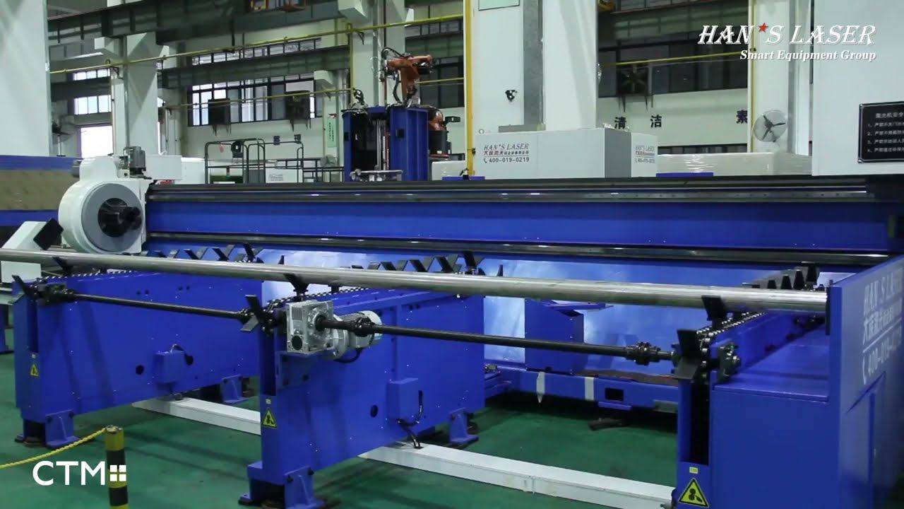 Системы автозагрузки и автовыгрузки заготовок от Han’s Laser! Повышаем производительность!