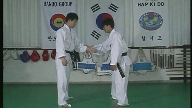 Базовая техника самозащиты (хосинсуль) до 5 гыпа (синий пояс) в Хапкидо GHF. Ч 2