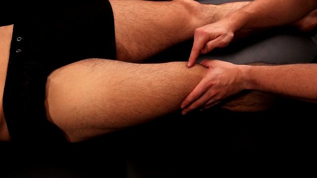 Триггерные тяжи в бедре. Квадрицепс. ФДМ терапия.