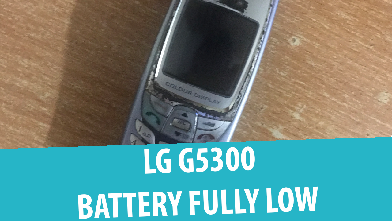 LG G5300 – Разряд!