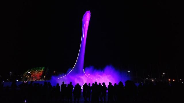 Michael Jackson   Поющий фонтан   Сочи   Олимпийский парк   Чаша Олимпийского огня.mkv