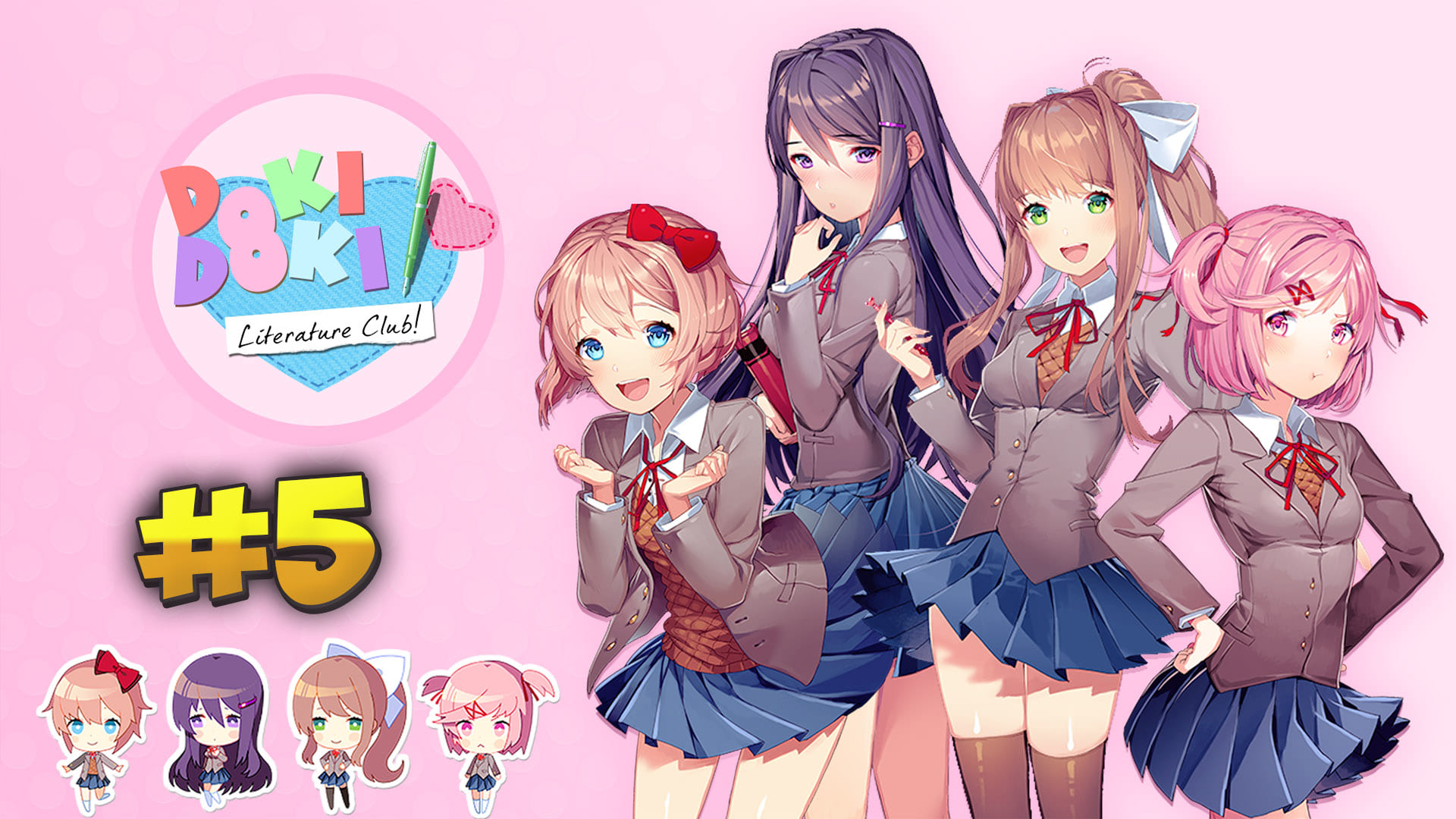 ОТФУТБОЛИЛ САЙОРИ ► Doki Doki Literature Club Plus! #5