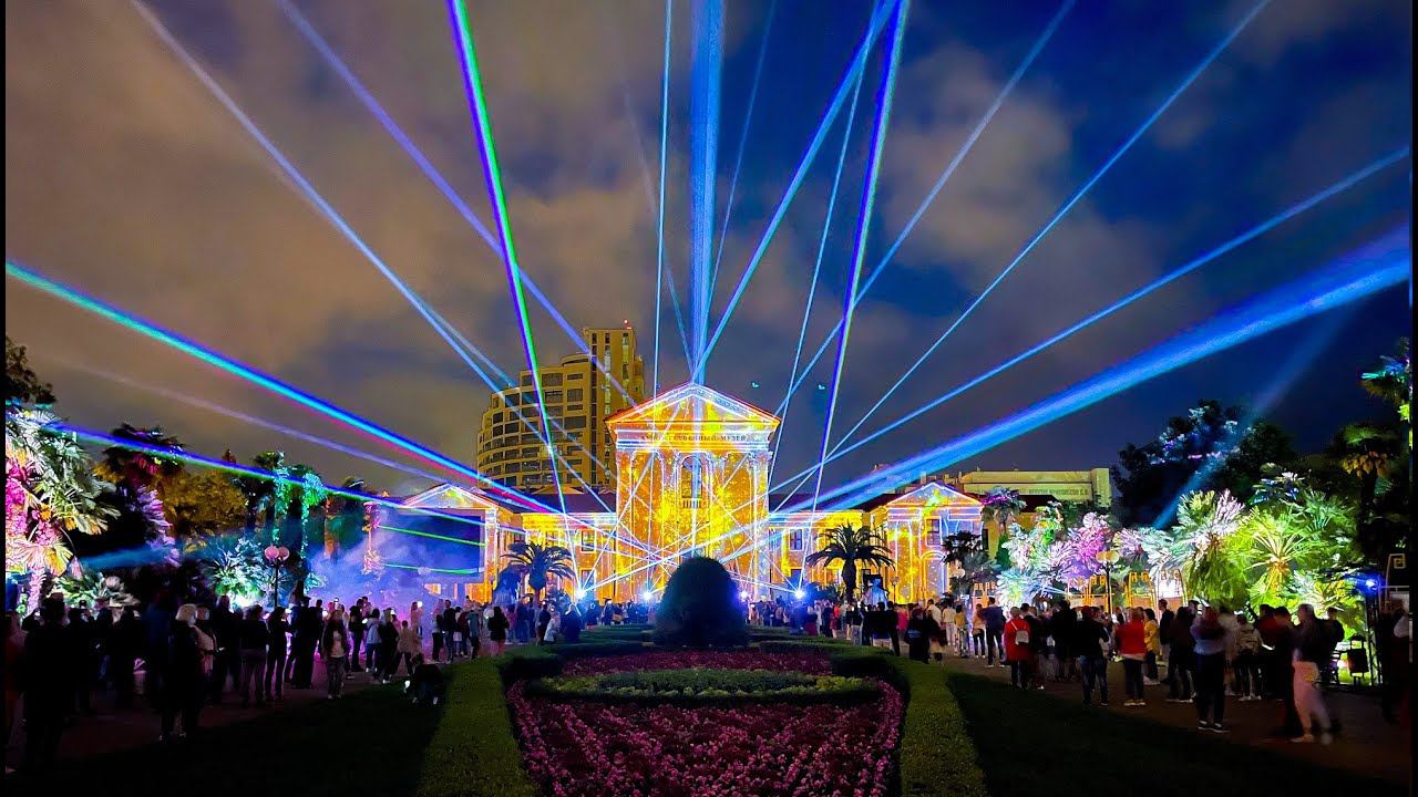 День города Сочи 2021. Лазерное шоу, голографический куб и 3D mapping