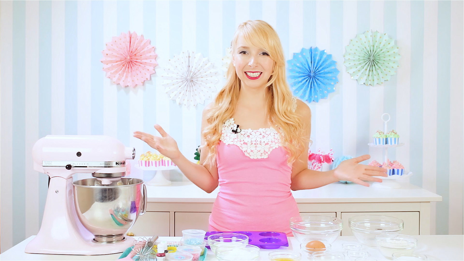 Сладкая вата 08 пончики