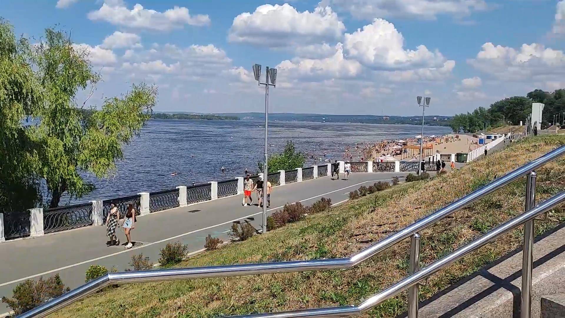 Отдых в Самаре оказался не хуже, чем на море. Прогулка по набережной