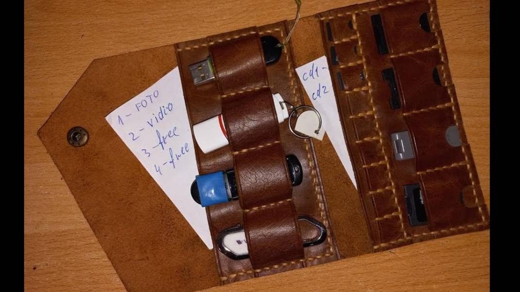 Холдер для USB и SD флешек. Укороченный ролик