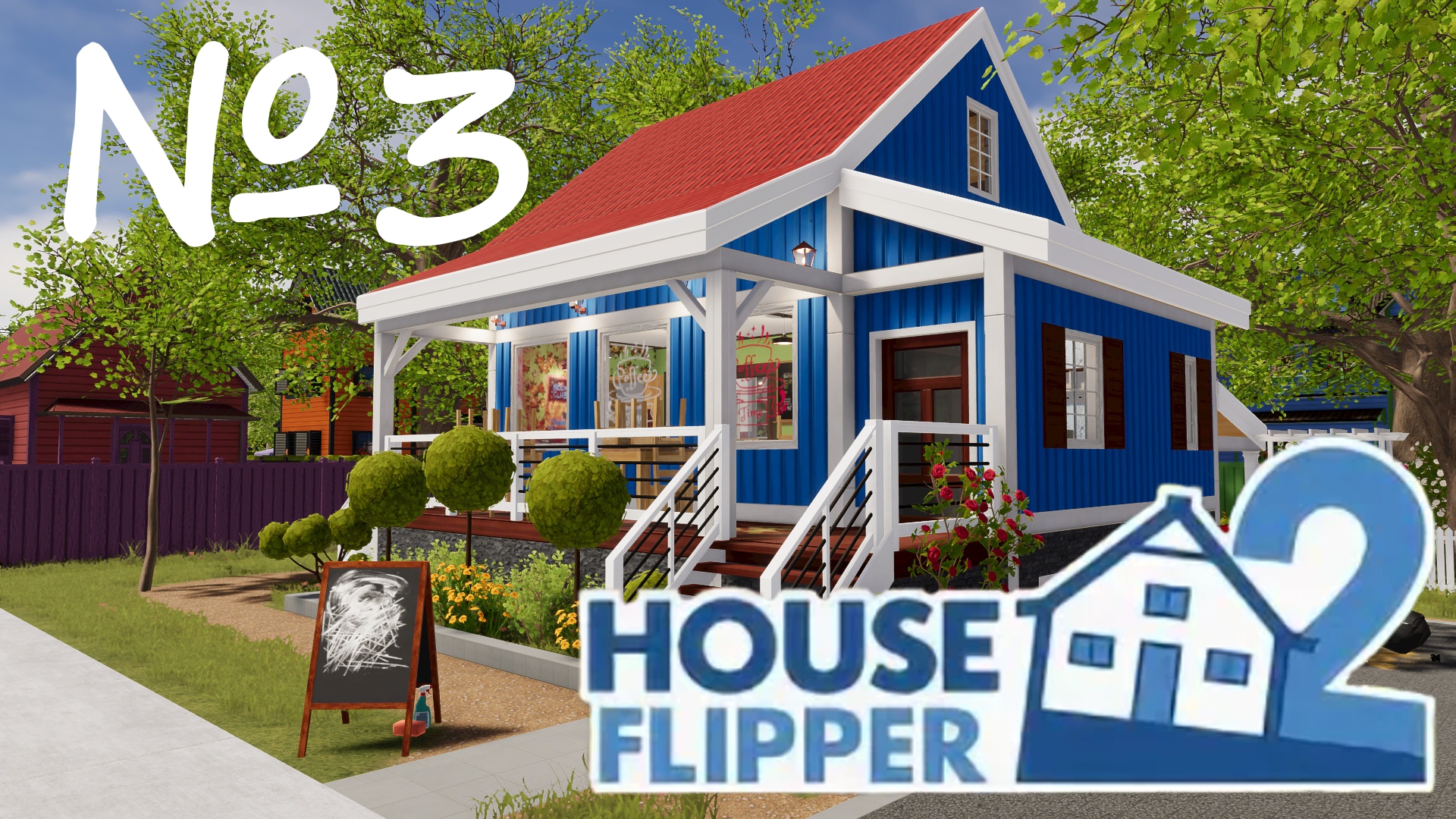 №3 House Flipper 2 Два кафе и пылесос
