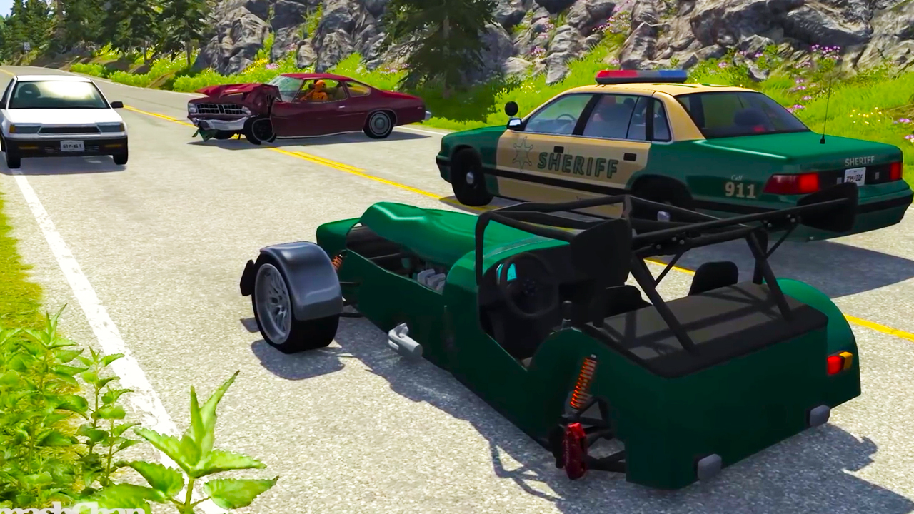 Beamng drive - дорожно-транспортные происшествия 11 | HITGAMEZ