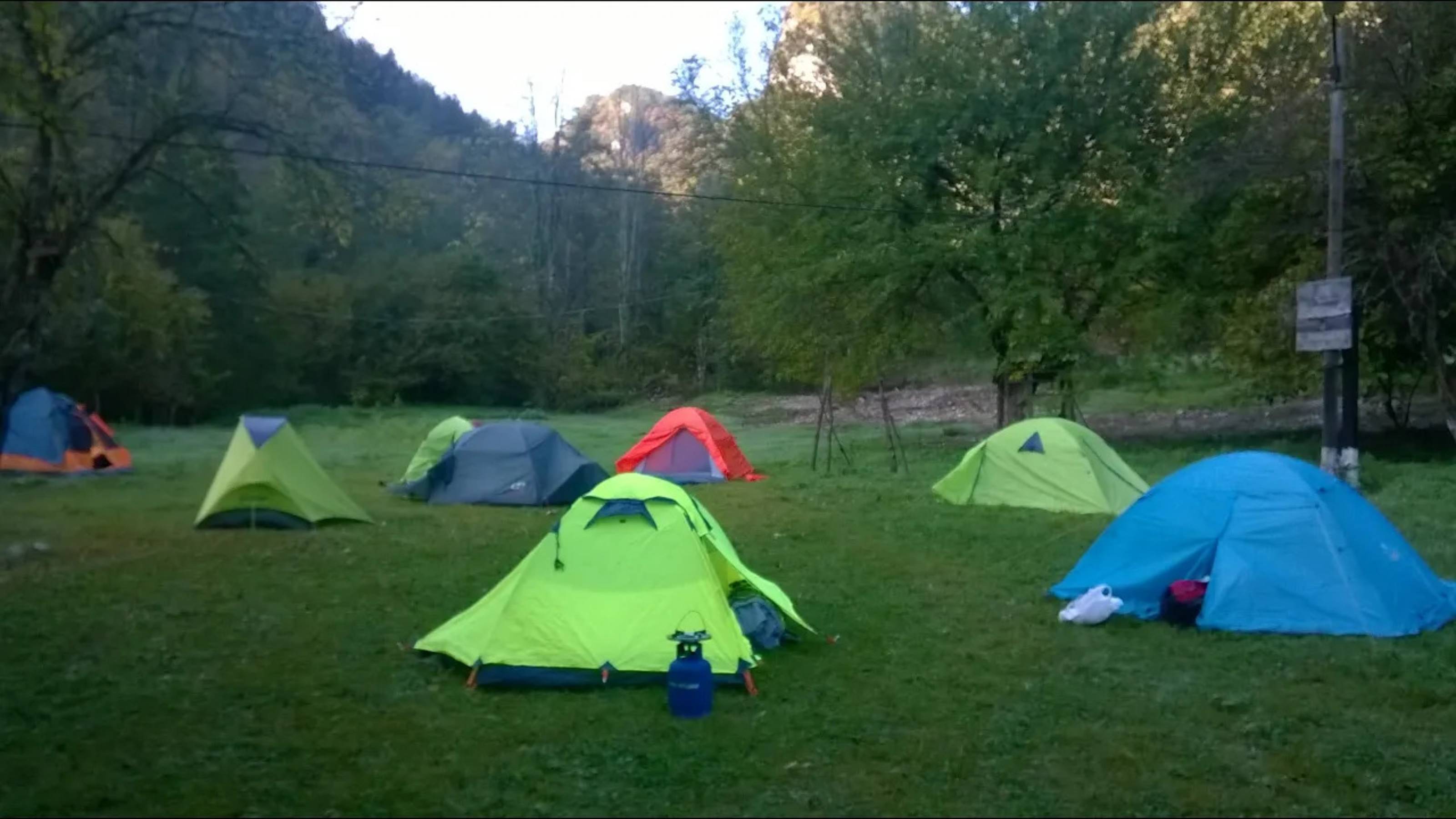 2018, октябрь, Грузия, р.Риони, 1-й день сплава