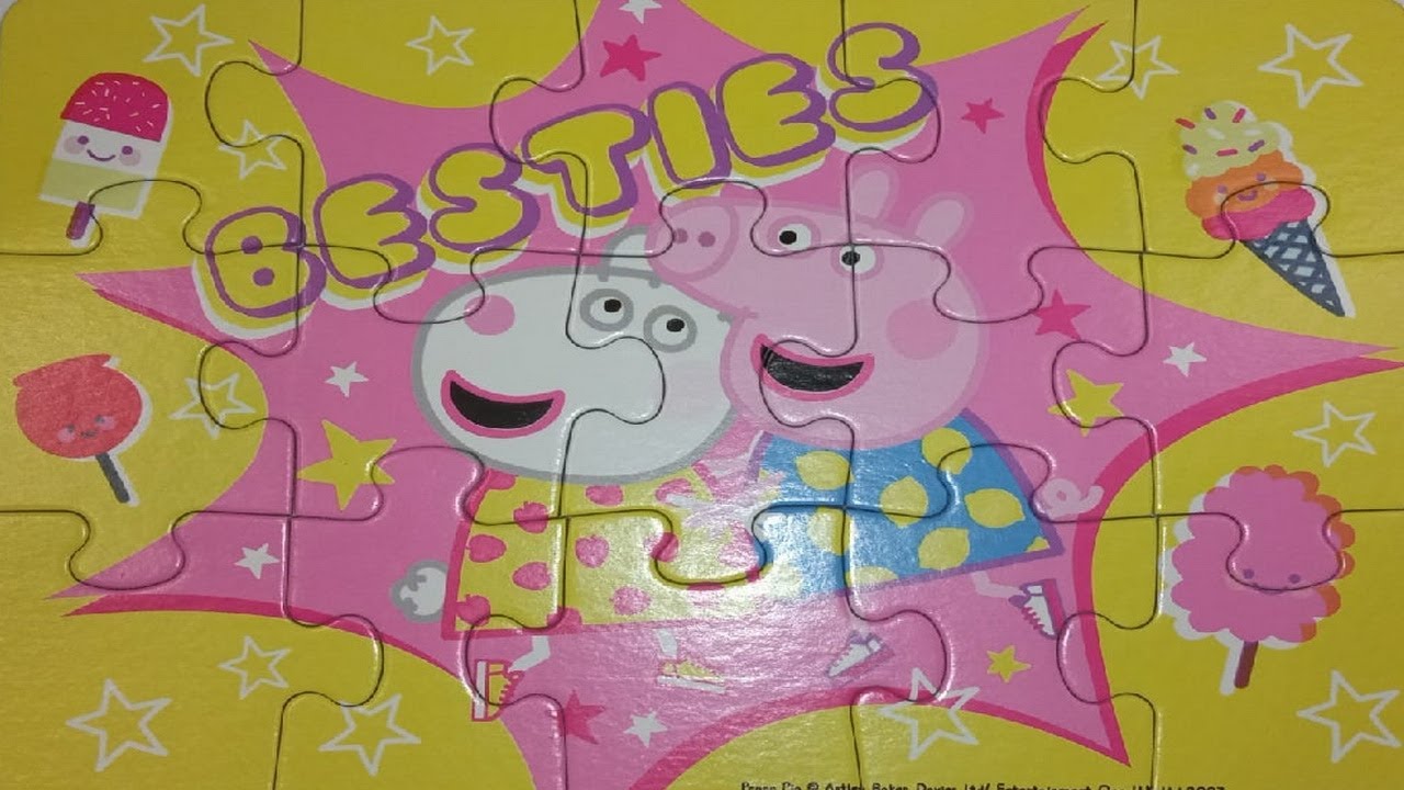 Пазл Свинка Пеппа, Besties - собираем пазлы для детей | Polinka-Vitaminka