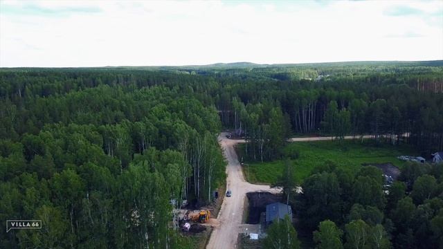 Пролет над поселком "Рысь" Группа поселков "Заповедник"