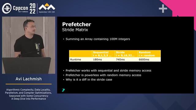 C++ Algorithmic Complexity, Data Locality, Parallelism, Compiler Optimizations, & Some Concurrency