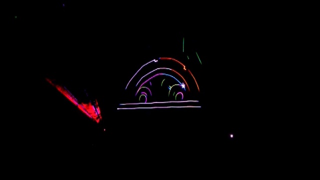 Воркута, Ледовый дворец "Олимп",  лазерное шоу -2014