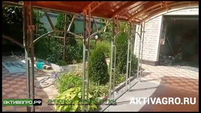 Видеообзор на Навес для автомобиля 3х8 м