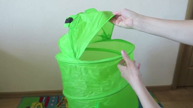 Корзина для хранения игрушек "Лягушка", бренд Bondibon