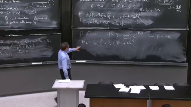 L14.3 Particle in a constant magnetic field:  Landau levels