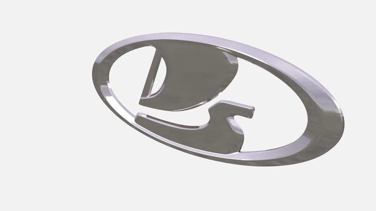3D models VAZ emblem