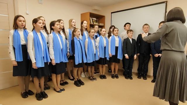 Старший хор "Мелодия" - "Вечерняя песня" и "Славья",рук.Сафронова Л.В.,конц.Тареева Л.С.,18.03.2024