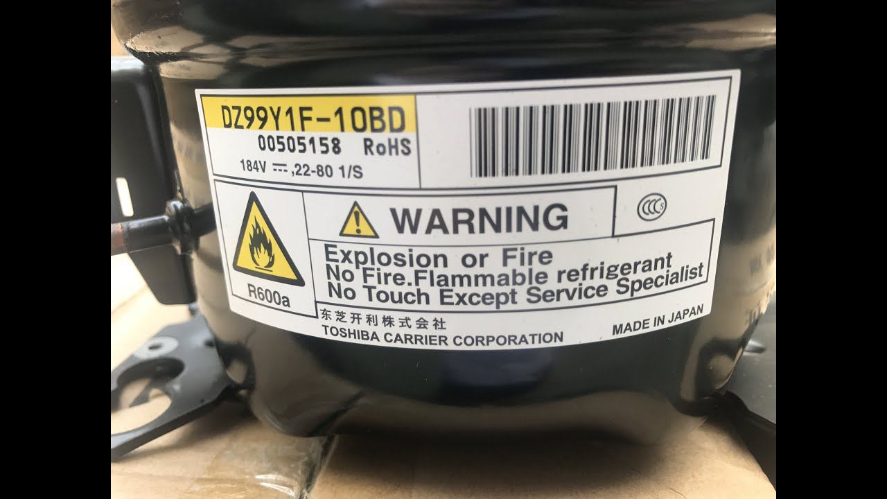 Обманка компрессора DZ99Y1F-10BD холодильника Sharp SJH511K-T