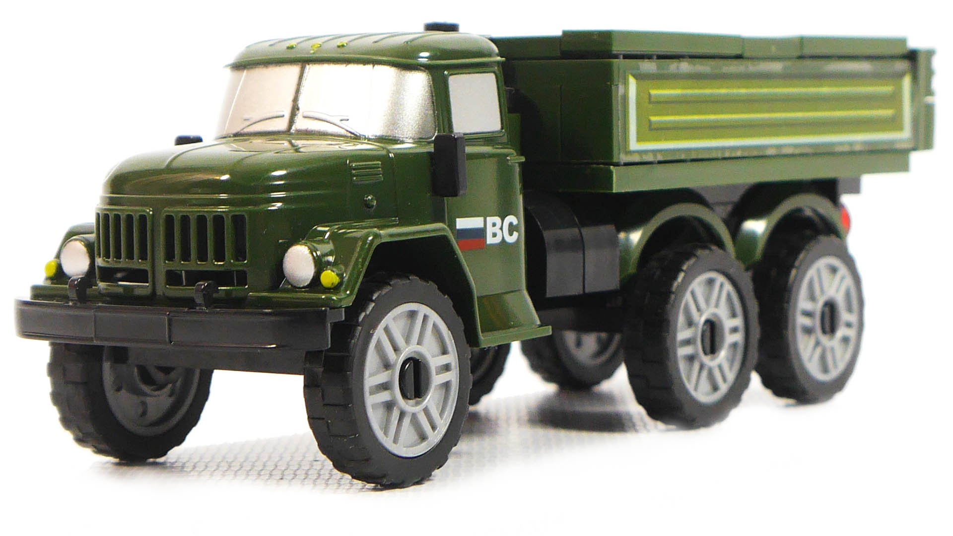 Город Мастеров 7226 Зил-131 Бортовой с солдатами  | Обзор и сборка конструктора Лего