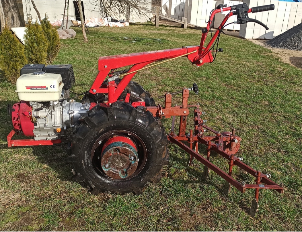Испытываю культиватор борону КБ-00.000 Сморгонь. MRL 6.00-12 на МТЗ с двигателем Weima WM188F 13л_с.