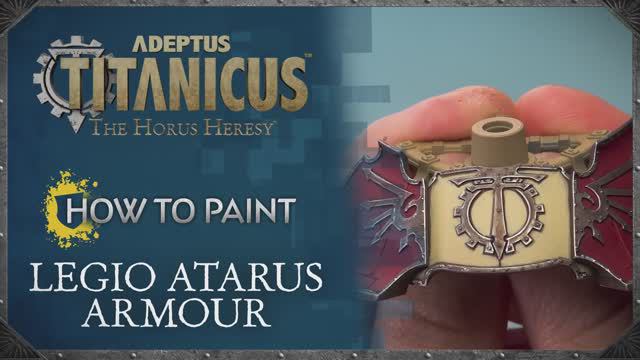 Как покрасить броню Warhammer 40000 - Легио Атарус