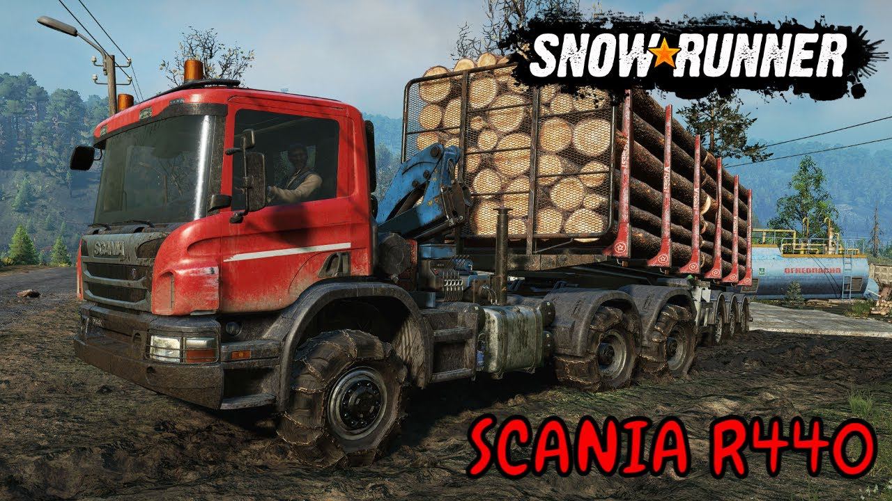 SnowRunner SCANIA R440 Live Streaming 01.08.2023 Thrustmaster T300 RS GTE | ZSHIFTER PRO