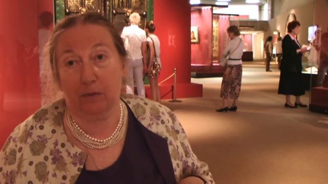 Ольга Сигизмундовна Попова. Выставка Святая Русь (2011).