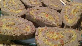 Паштет печеночный 'Двухцветный'. Изумительно нежный и вкусный.