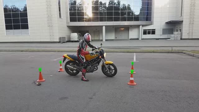 МотоДжимхана Gymkhana GP 2020: 2 этап Honda VTR 250 Ризохон Сергей