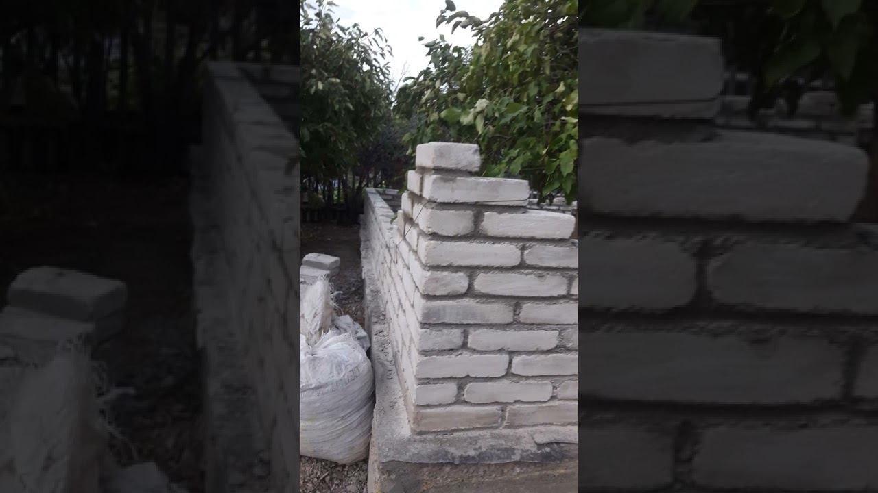 Стройка дачного домика, первый этаж.