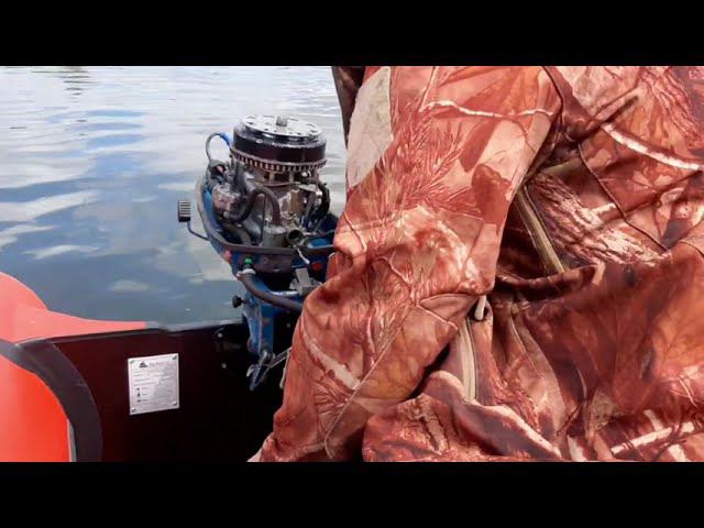 BigBoat Bering 340 + ветерок 12 самый первый запуск 18+ мат.