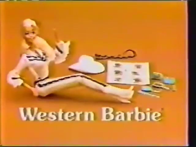 1982 Реклама куклы Барби Вестерн Western Barbie from Mattel