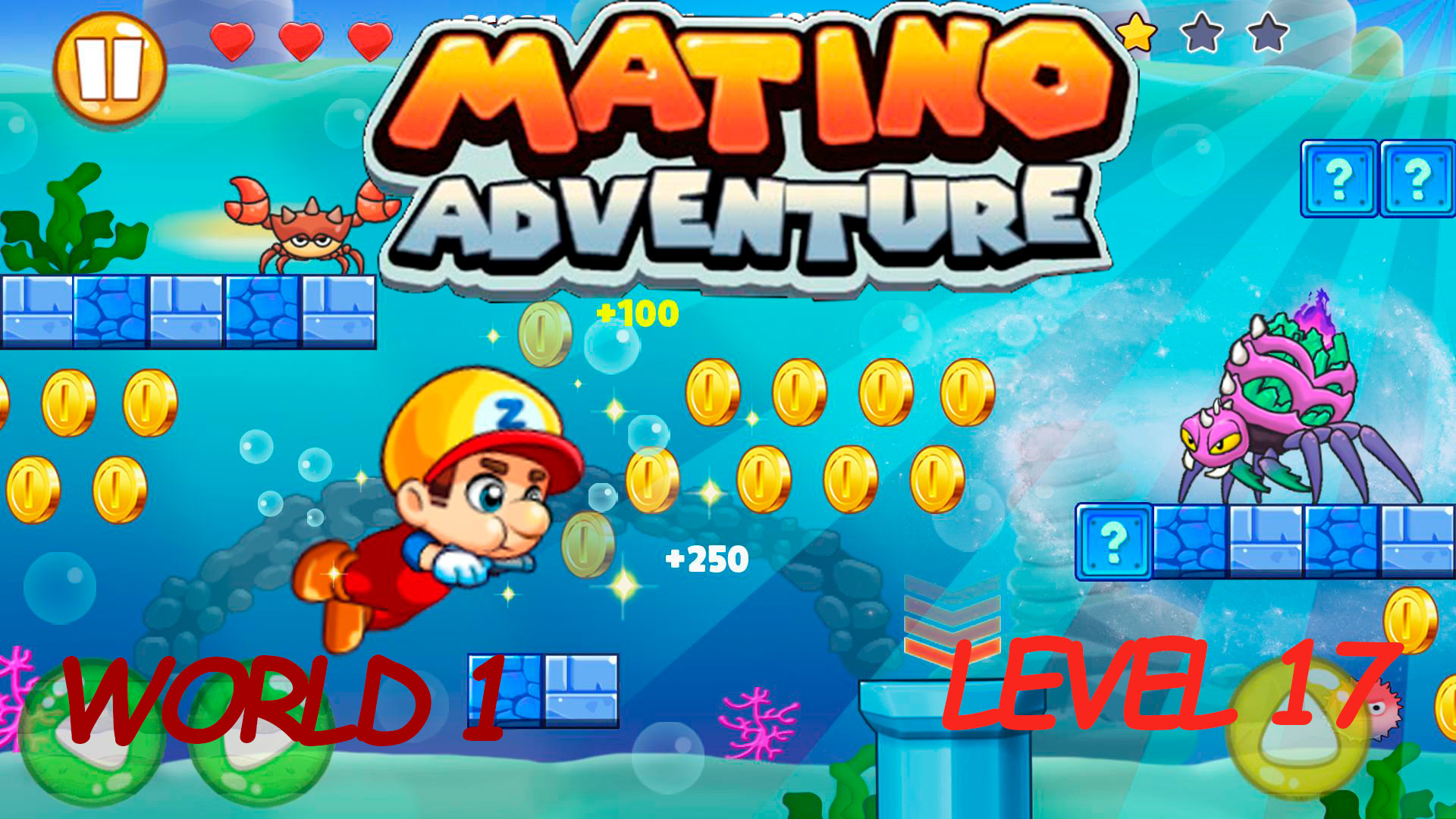 Super Matino. Wopld 1. level 17.