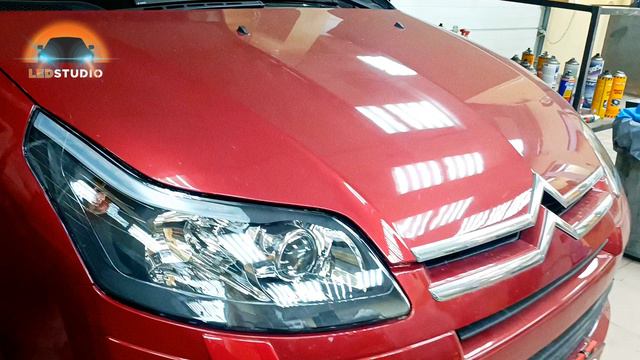 Ситроен С4 модернизация оптики фар