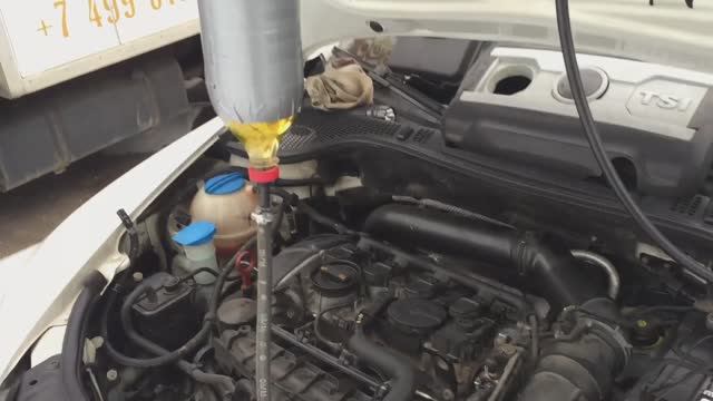 Skoda Octavia A5. Чистка форсунок LAVR ML101