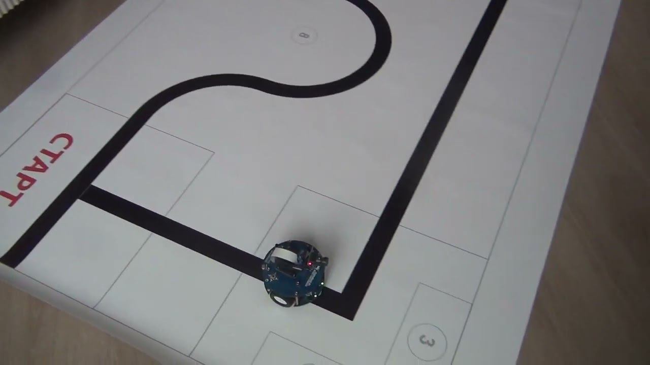 8. Стабильно проходим несколько кругов по линии с обработкой вылетов.