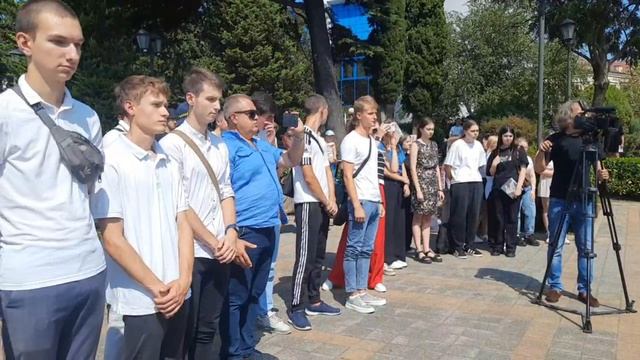 Студенты техникума приняли участие в Митинге ,посвященном Дню окончания Второй мировой войны