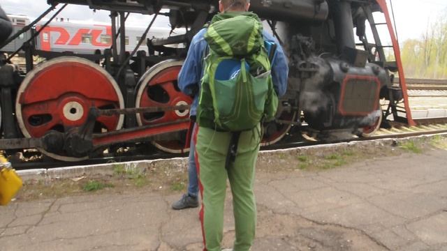 29 апреля 2023 года. Вокзал Осташков. Отправление паровоза на водоразборную колонку.