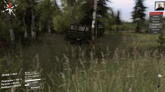 SpinTires 4 сезон 1 испытание Полоса препятствий 5 РОВ ПОБОЯЛСЯ, ПРУДИК НАМИ 18,