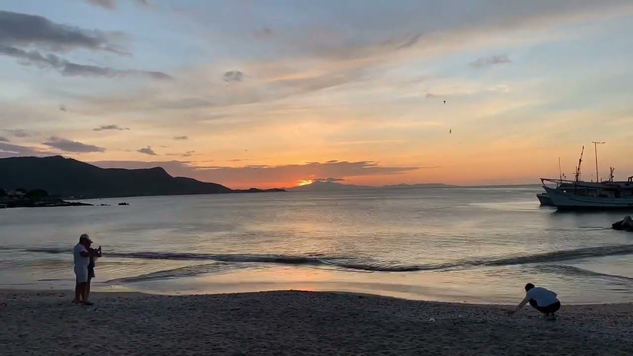 Венесуэла. Остров Маргарита. Закат. Таймлапс