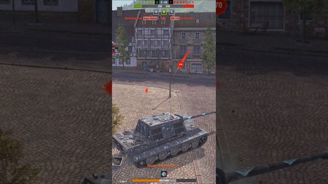 8.8 cm Pak 43 Jagdtiger - Общий тест танка и обзор по ссылке #tanksblitz|#wotblitz|#shorts