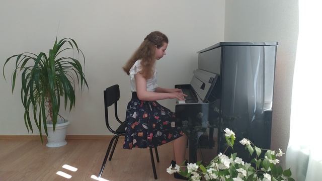 И.С.Бах "Инвенция двухголосная a-moll".mp4 исполняет Елизавета Сычёва, 11 лет,