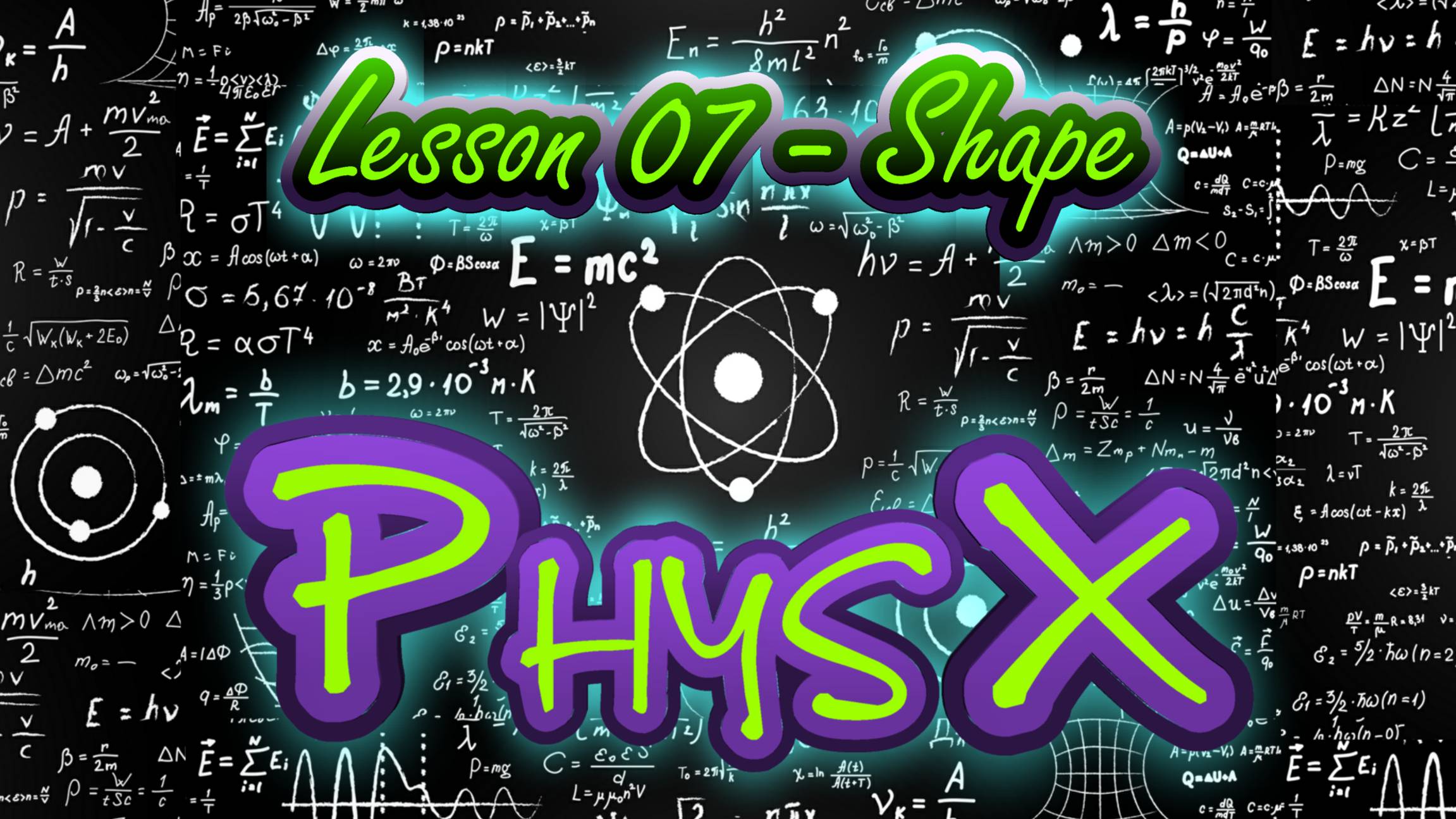 Autodesk Maya + PhysX (Урок 07) Формы - Shape