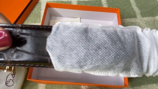 Распаковка люксового ремня HERMES