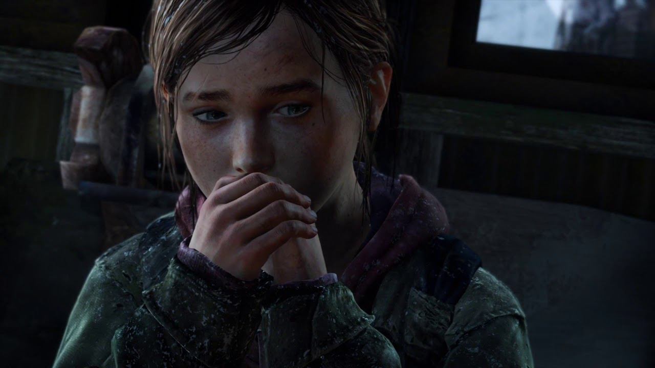 Прохождение The Last of Us на PlayStation 4 Pro. Часть 11.  Элли выходит в зимнее поле с конём.