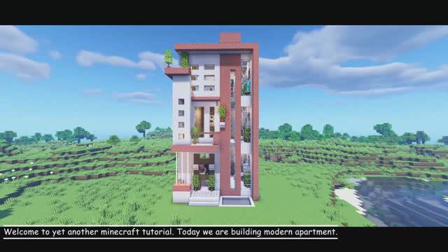 Майнкрафт (Minecraft) - Как построить современную квартиру, Дом , Виллу