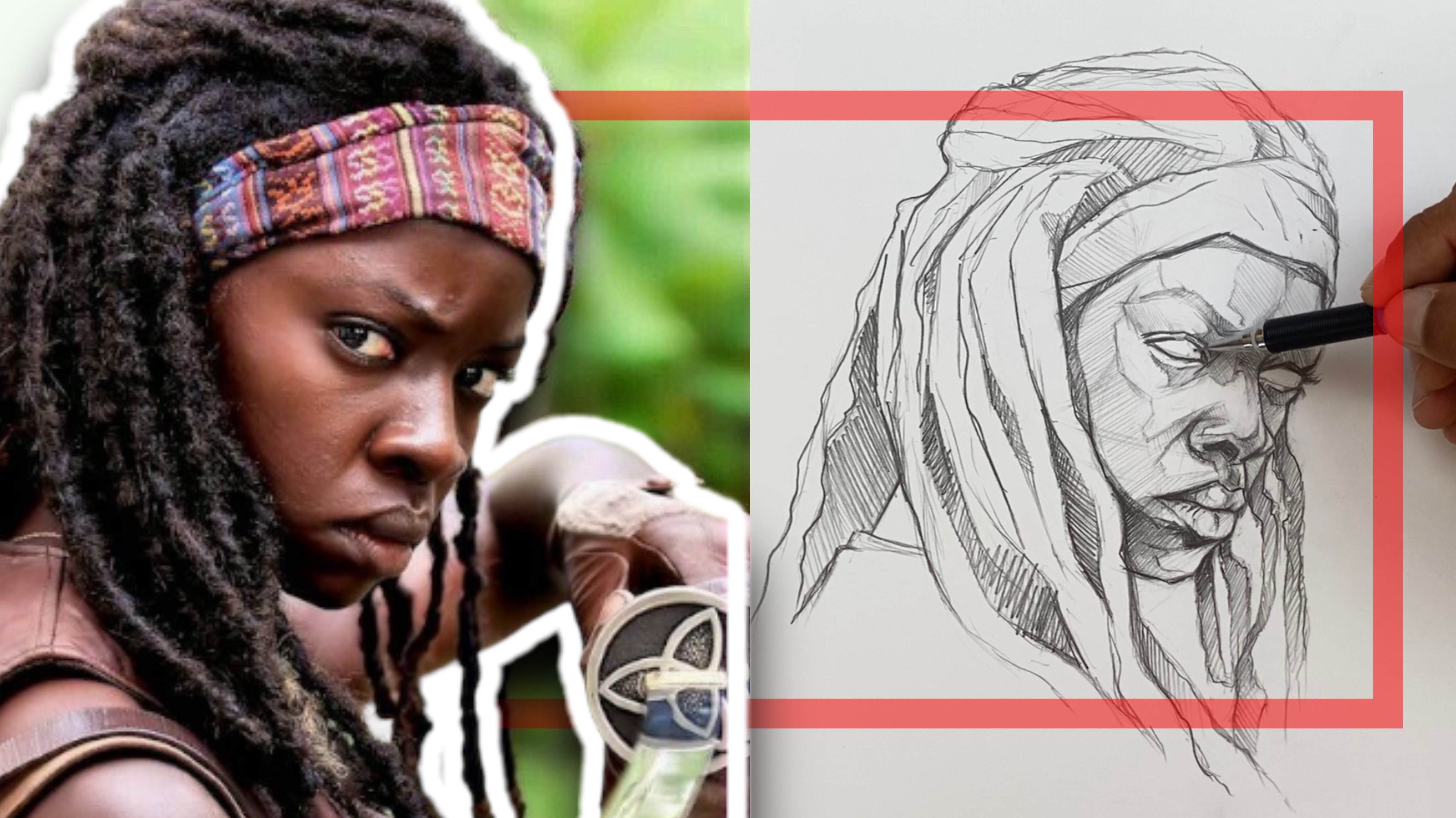 ✍️Научитесь рисовать и затенять портрет в 3/4