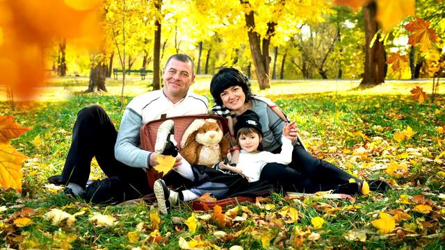 Осенняя семейная фотосессия