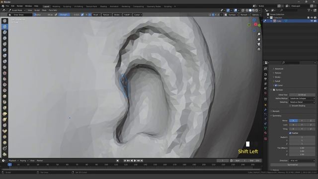 Анатомия для 3D художника – скульптинг головы в BLENDER